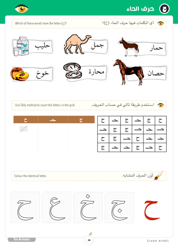 Arabic Alphabet letter Haa’ – Lisan Arabi