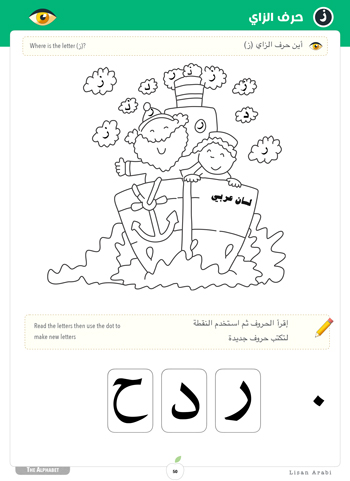 Arabic Alphabet Letter Zaay – Lisan Arabi